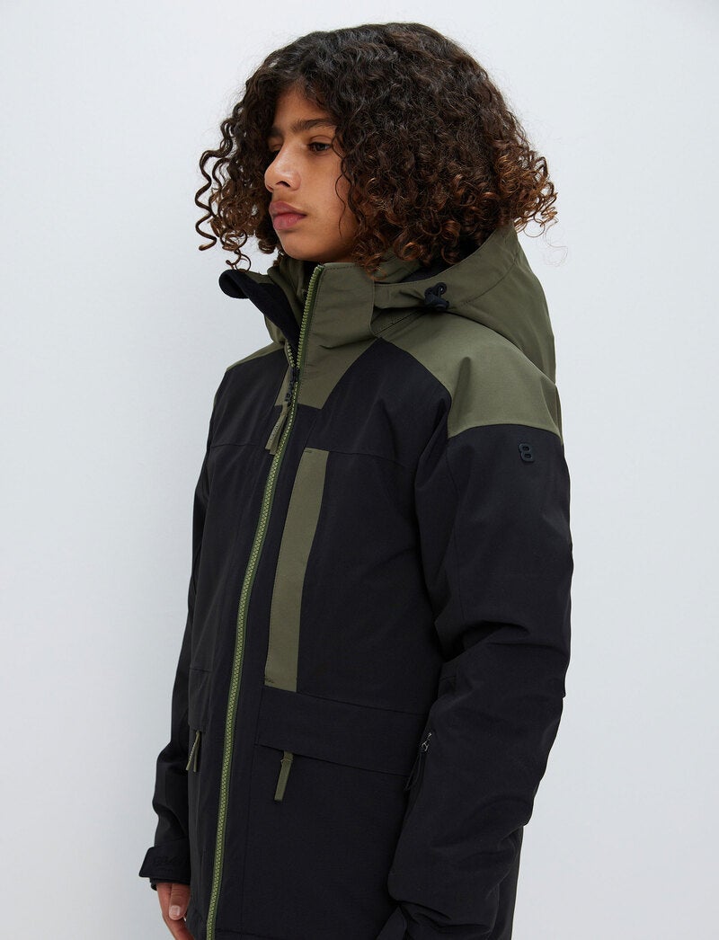 Waylen Jr Ski Jacket - Black | 8848 Altitude