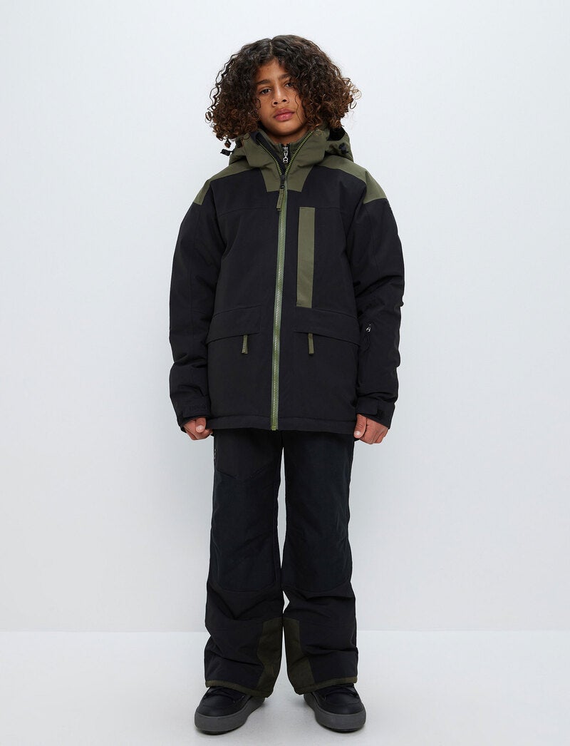 Waylen Jr Ski Jacket - Black | 8848 Altitude